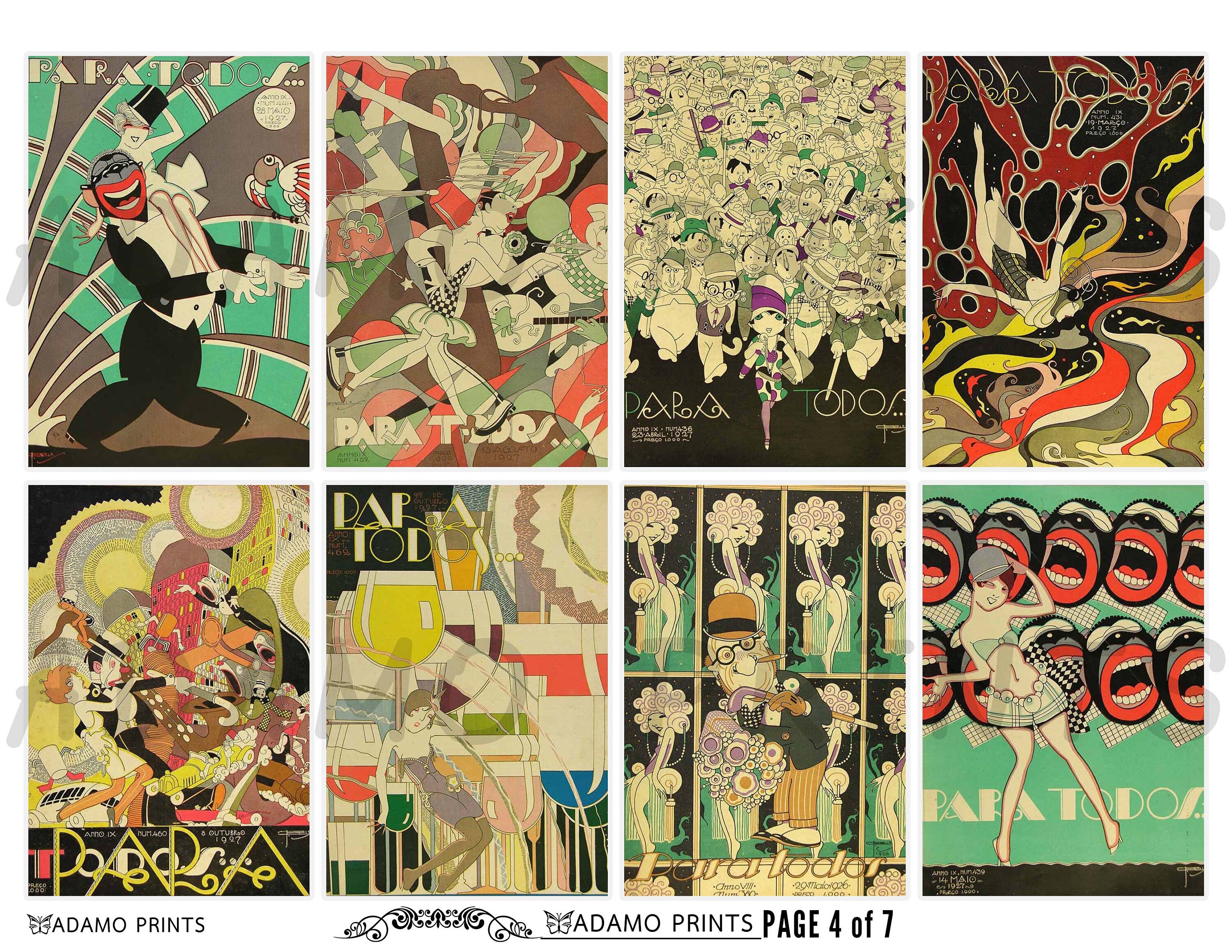 Para Todos Magazine Covers Magazine Digital Vintage Art - Etsy