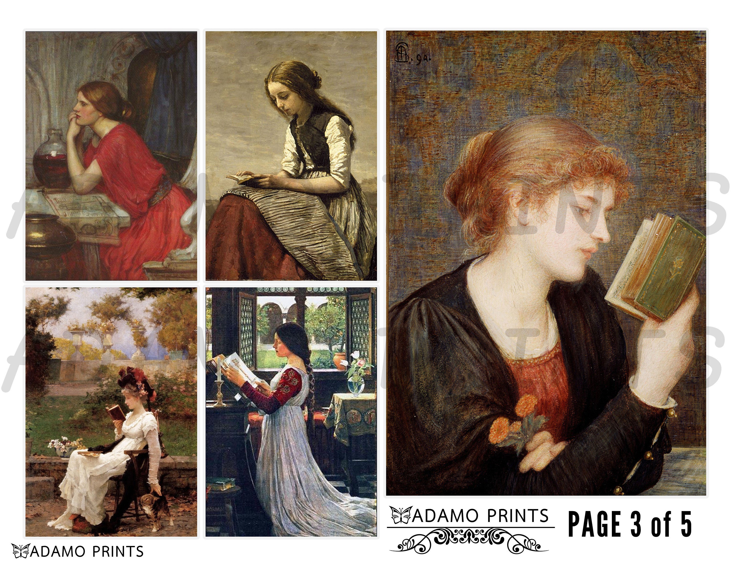 The Art of Reading Set2, Victorian Era, Digital Ephemera Classics ...