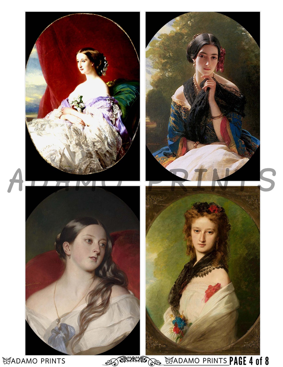Exclusive Portrait by Franz Xaver Winterhalter, Princess, Royal Family ...