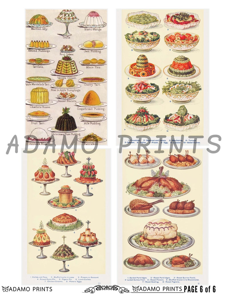 Mrs. Beeton's Book of Cookery Cookbook Recipe Printable | Etsy