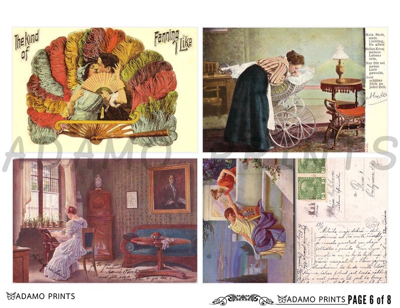 Ephemera Memory Set2 Vintage Photo Digital Ephemera Classic - Etsy