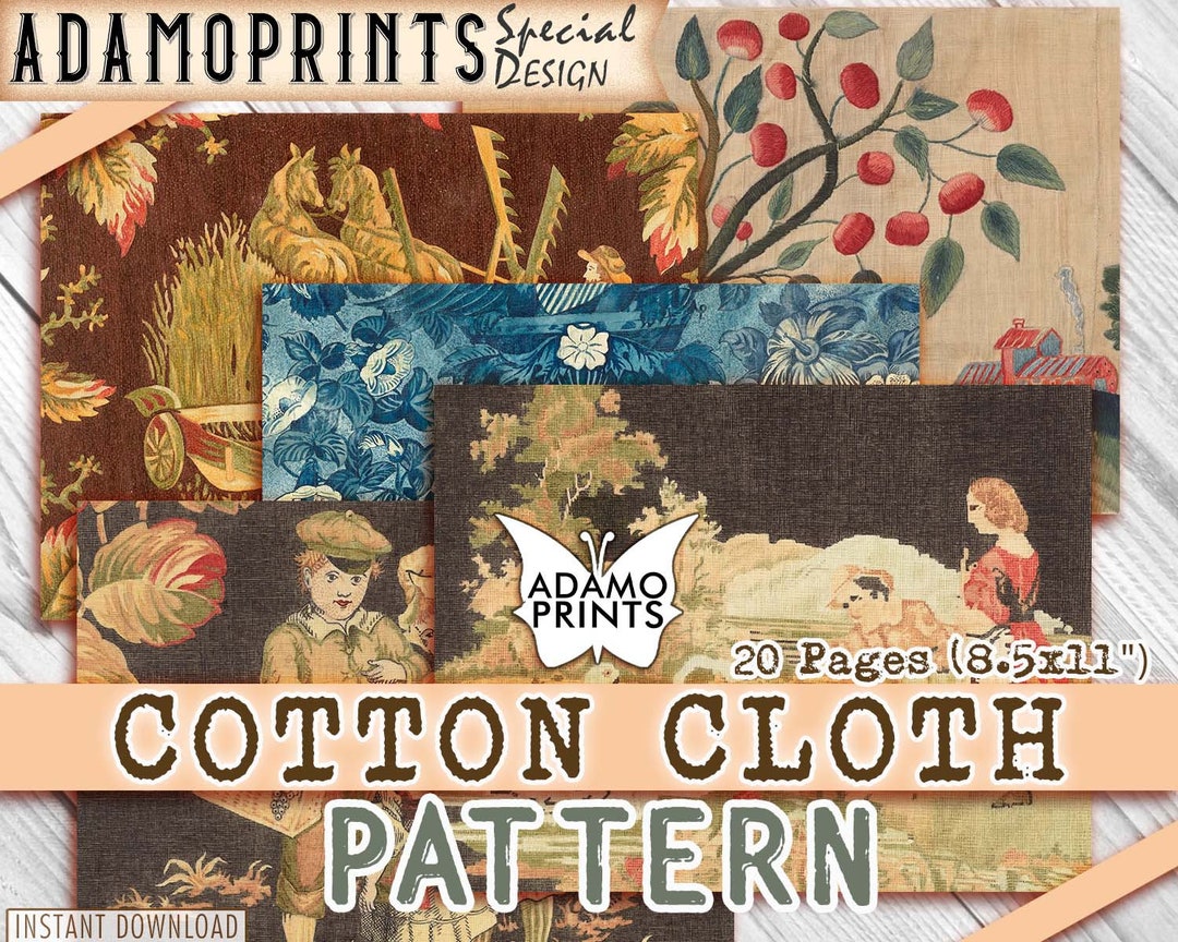 Cotton Cloth Pattern, Textile, Paper Pattern, Shabby Paper, Paper for ...
