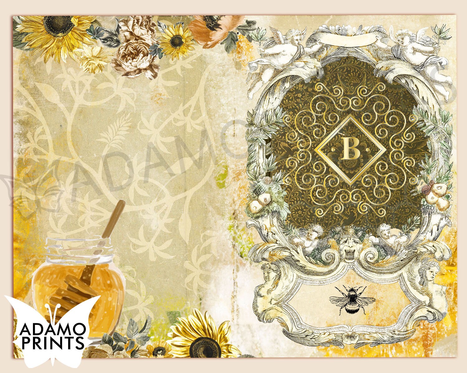 Honey Bee Journal Kit Busy Bee Beekeeper Journal Page - Etsy