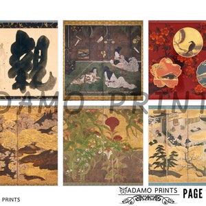 Retro Japanese Prints, Traditional Japan, Vintage Art, Digital Images ...