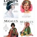 Beautiful Women Cover Set2, Vintage Images, Women Digital, Ephemera ...