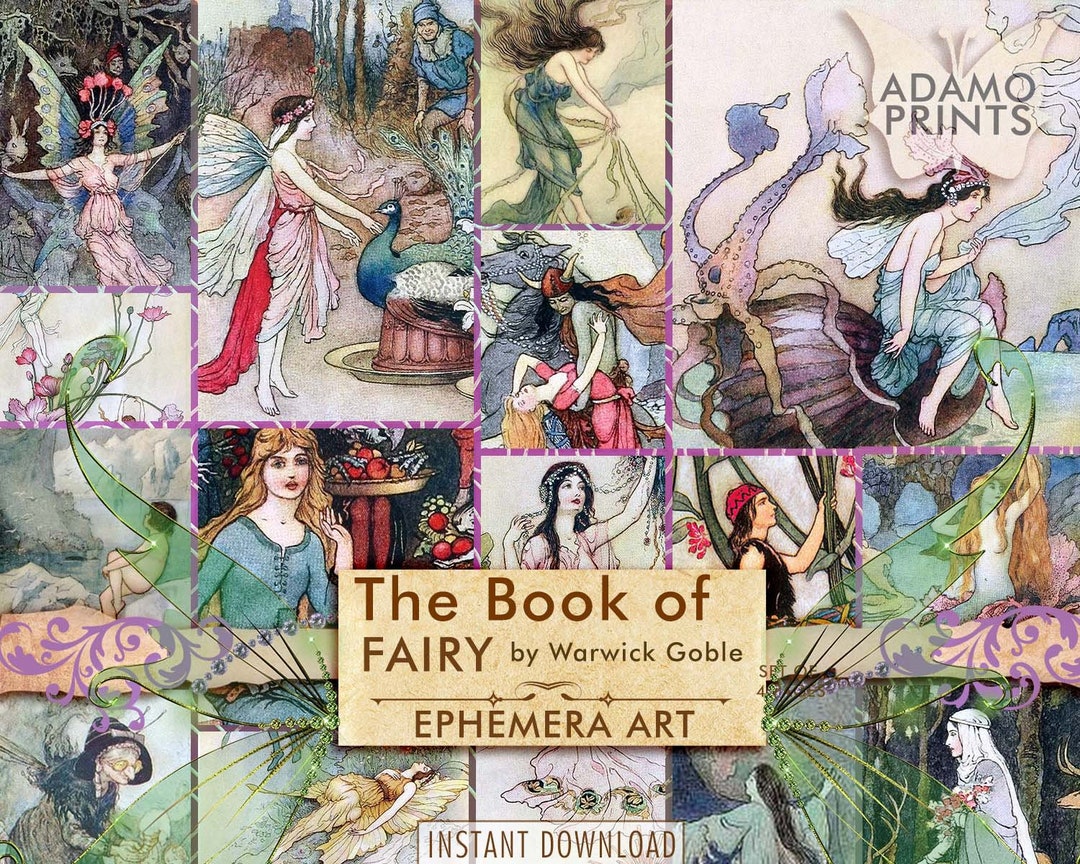 The Book of Fairy by Warwick Goble, Fairy Tales, Magic, Children Book ...