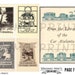 Rare Bookplate Set1 Ex Libris Digital Bookplate Printable - Etsy