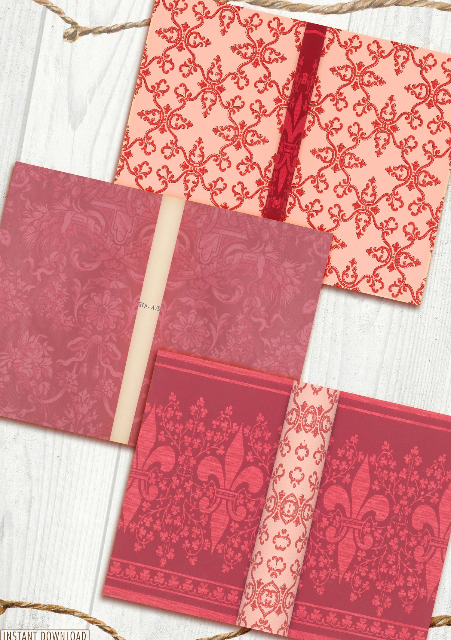 Vintage Floral Lace Ornament Book Cover Bookbinding Journal - Etsy