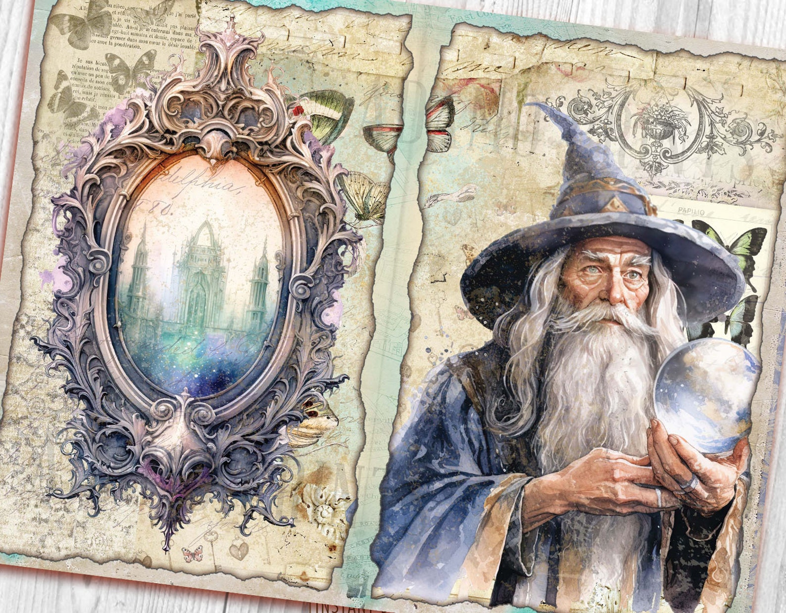 Fairy Botanical World Journal Pages, Princess, Wizard, Magic, Flower ...