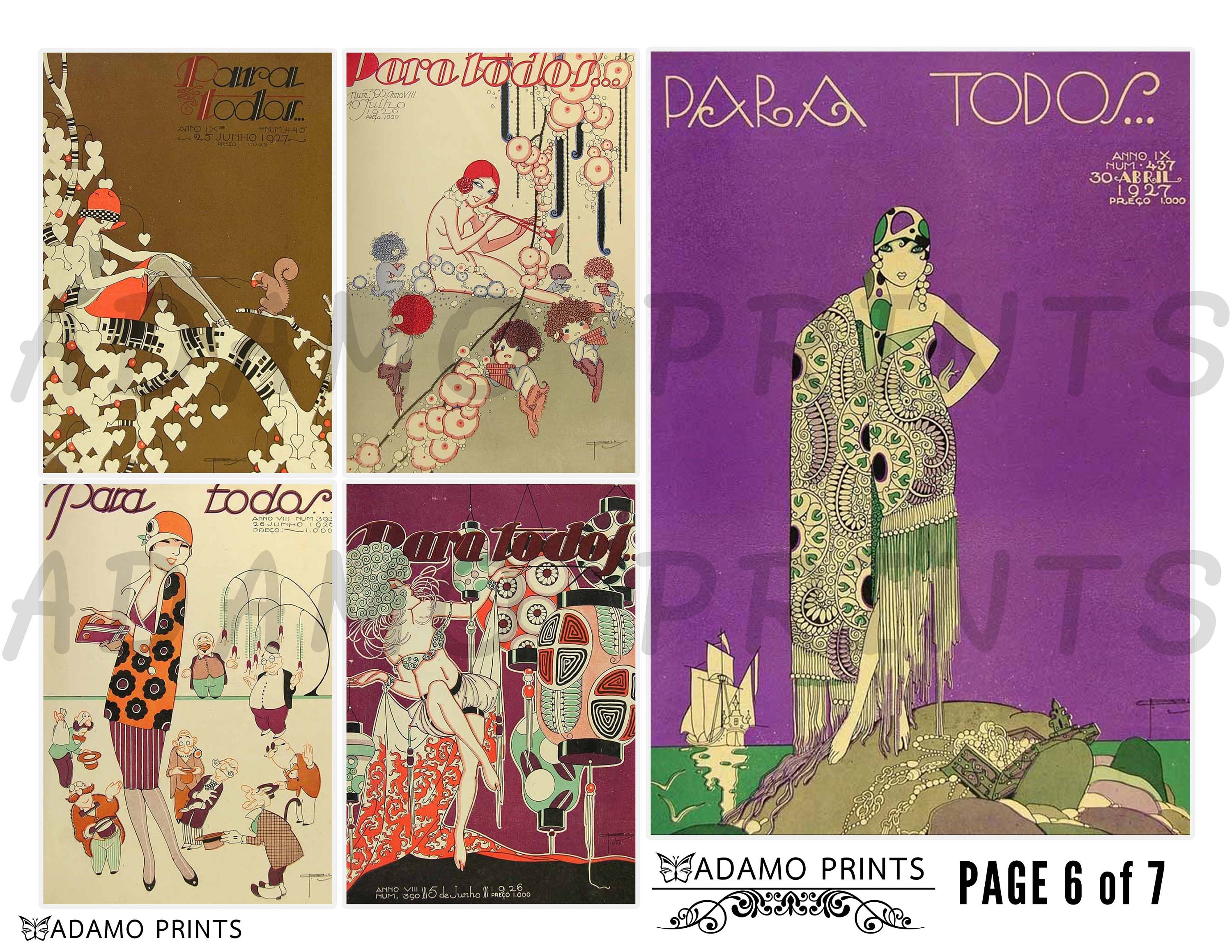 Para Todos Magazine Covers Magazine Digital Vintage Art - Etsy