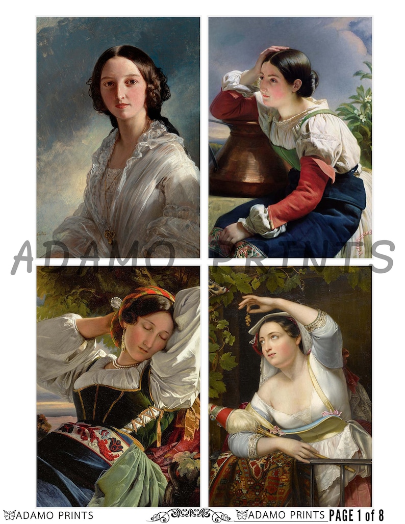 Exclusive Portrait by Franz Xaver Winterhalter Princess | Etsy