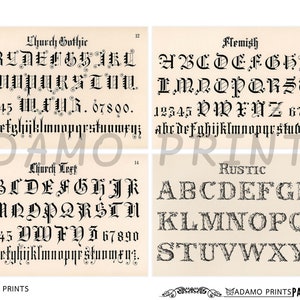 Antique Alphabet, Alphabet Digital, Rare Book Page, Antique Alphabets ...