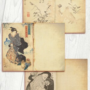 Japanese Culture Journal Kit, Journal Page, Asian Journal Pack, Digital ...