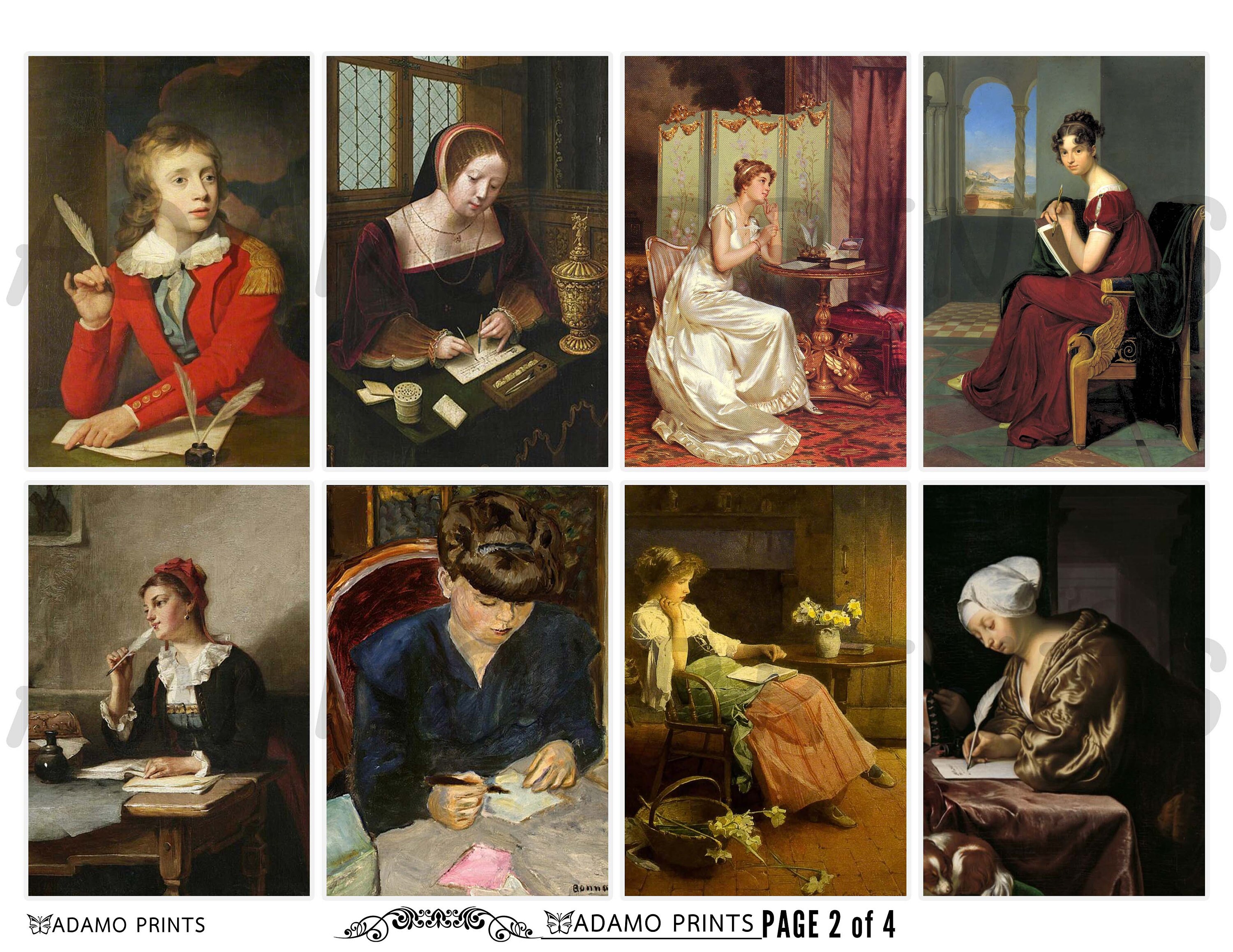 Writing and Journaling Victorian Era Digital Ephemera - Etsy