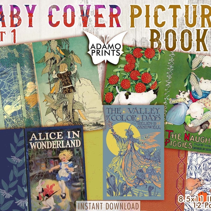 Vintage Book Cover - Etsy