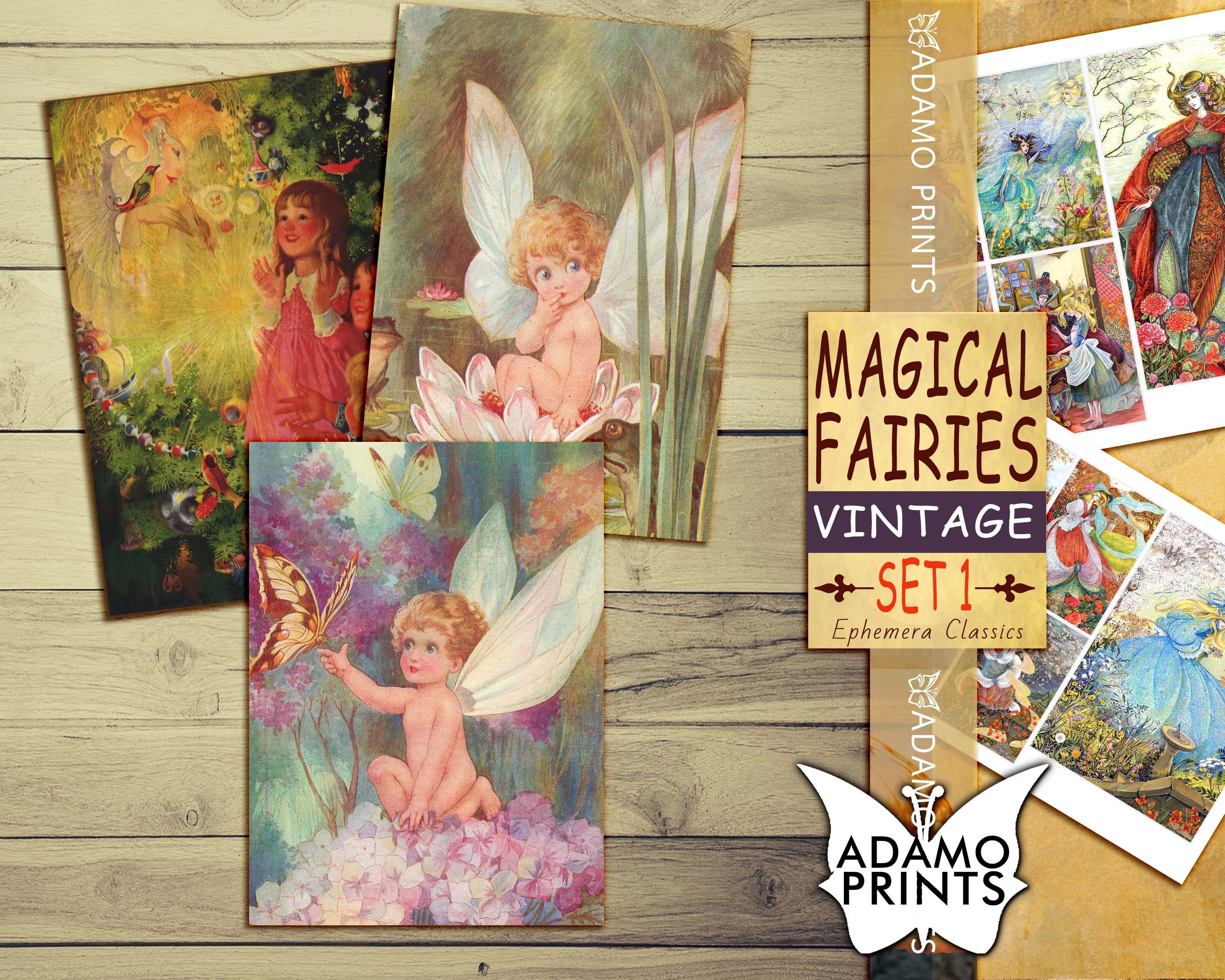 Magical Fairy Set1 Fairy Land Digital Images Princess - Etsy