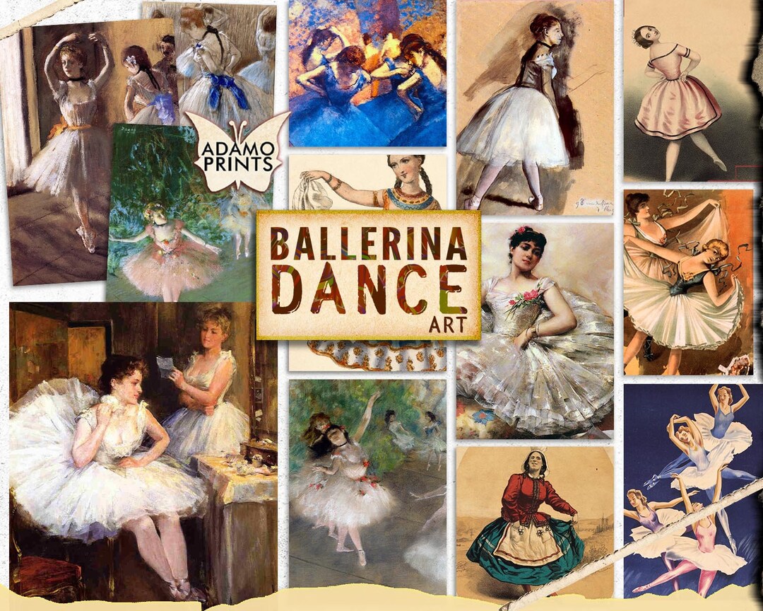 Ballerina Dance, Classic Ephemera, Digital Ephemera, Printable Images ...