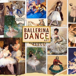 Ballerina Dance, Classic Ephemera, Digital Ephemera, Printable Images ...