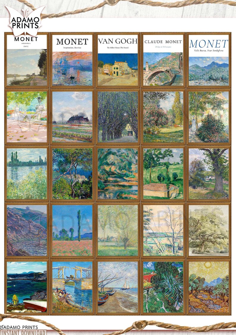 Mini Art Landscape Painting Nature Miniature Images - Etsy