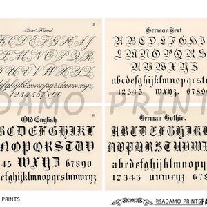 Antique Alphabet, Alphabet Digital, Rare Book Page, Antique Alphabets ...