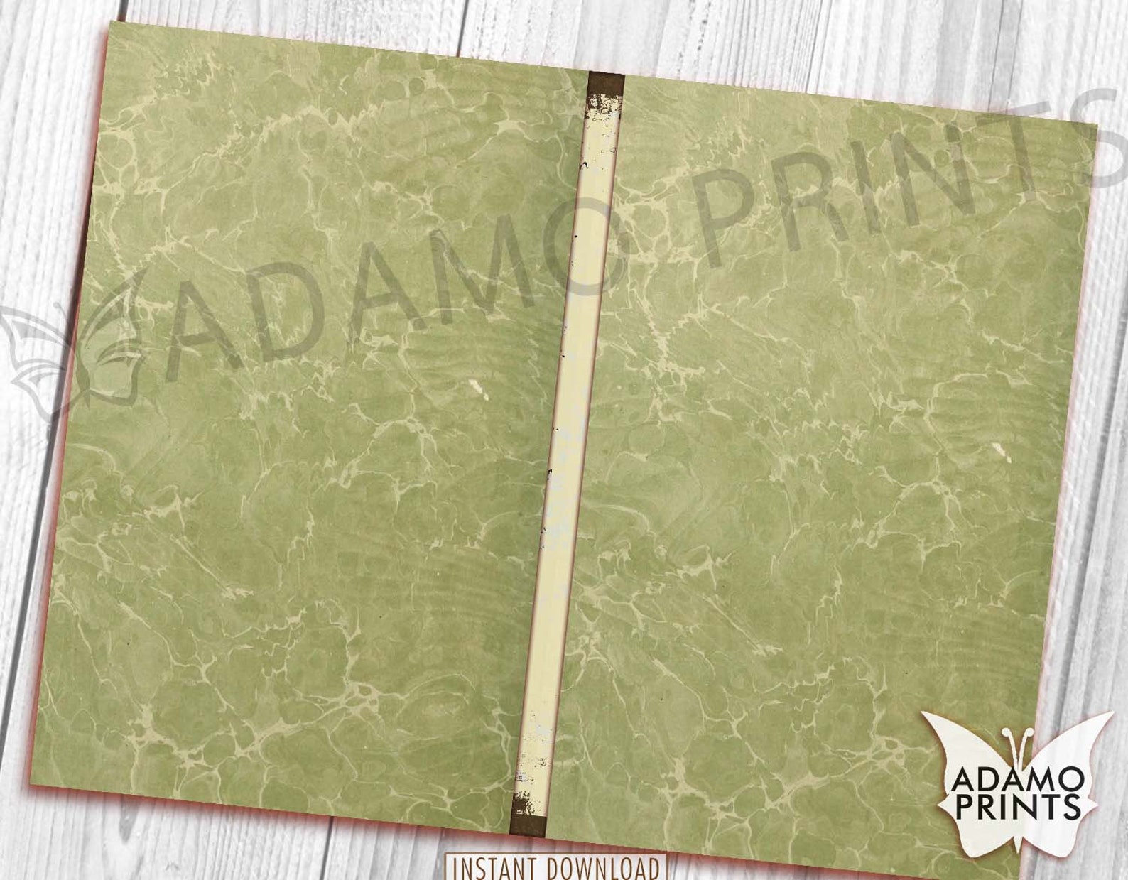 Journal Cover Kit Grunge Green Junk Journal Kit Vintage - Etsy