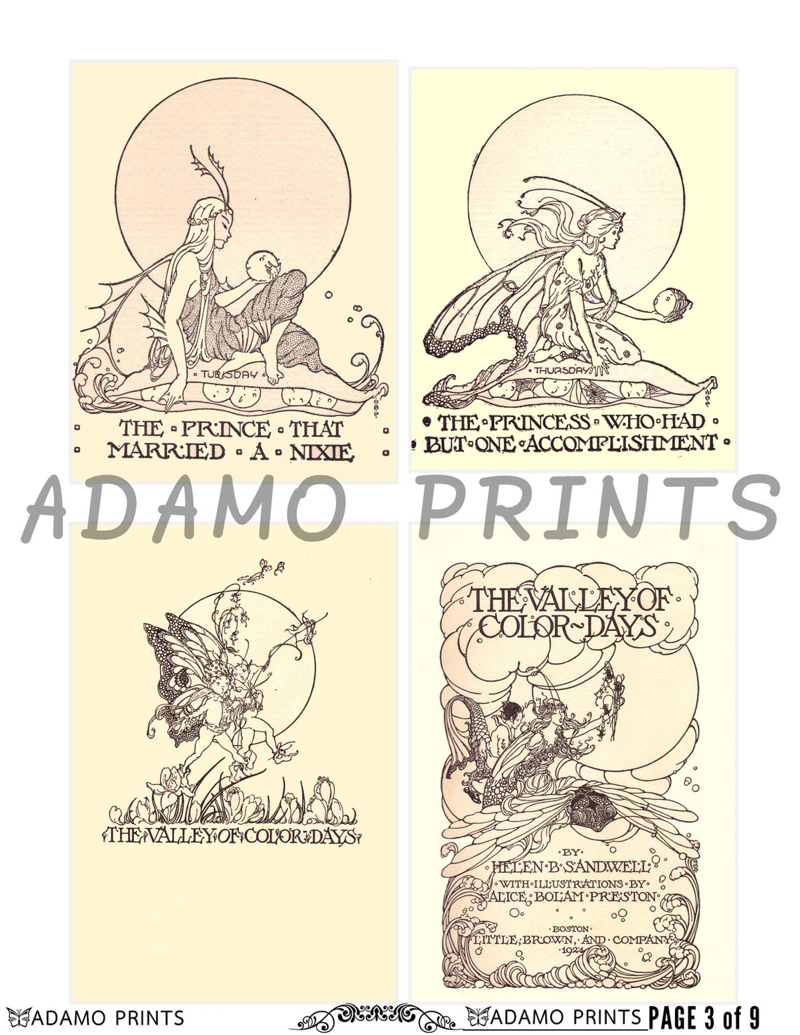 Cute Fairy Tale Fairy Land Alice in Wonderland Digital - Etsy