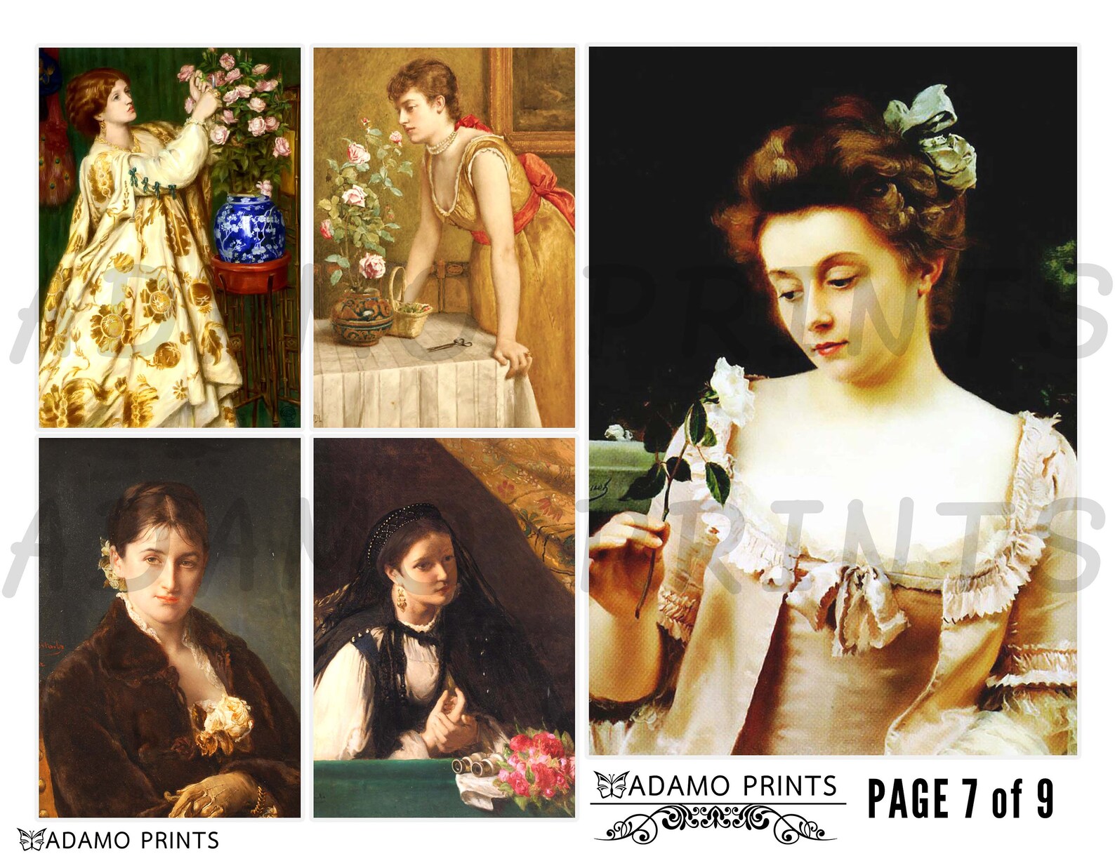 Thinking Women Digital Victorian Era Digital Ephemera | Etsy