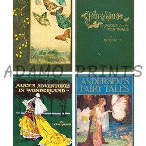 Fairy Tale Book Cover, Digital Images, Vintage Art, Children Book ...