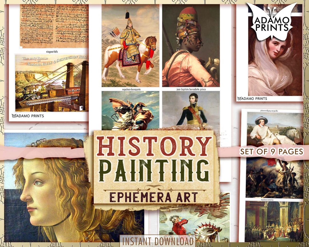 History Painting, Digital Images, Vintage Art, Ephemera Classic ...