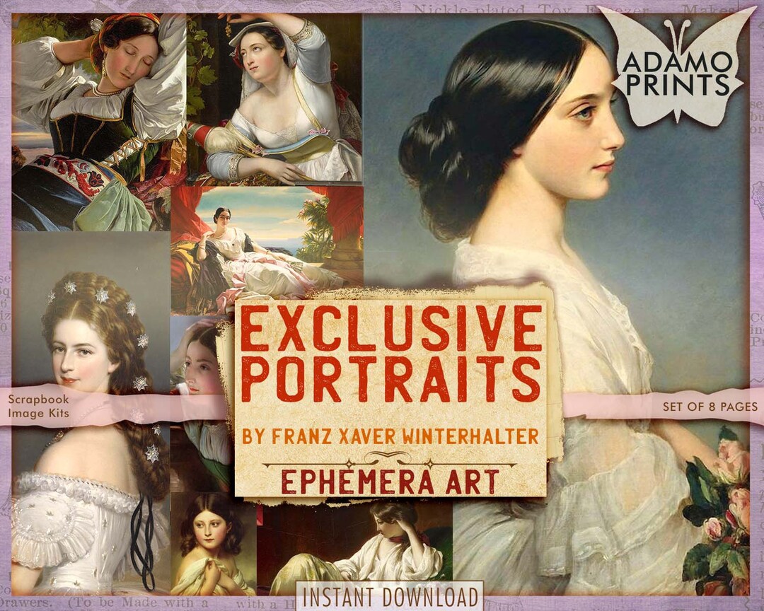 Exclusive Portrait by Franz Xaver Winterhalter, Princess, Royal Family ...