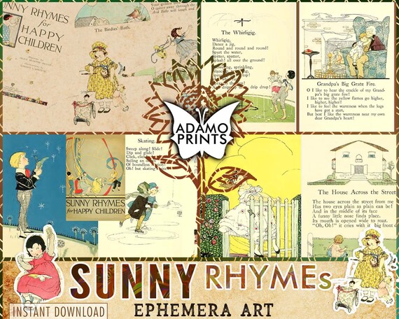 Sunny Rhymes Classic Nursery Rhymes Children Digital Book - Etsy UK