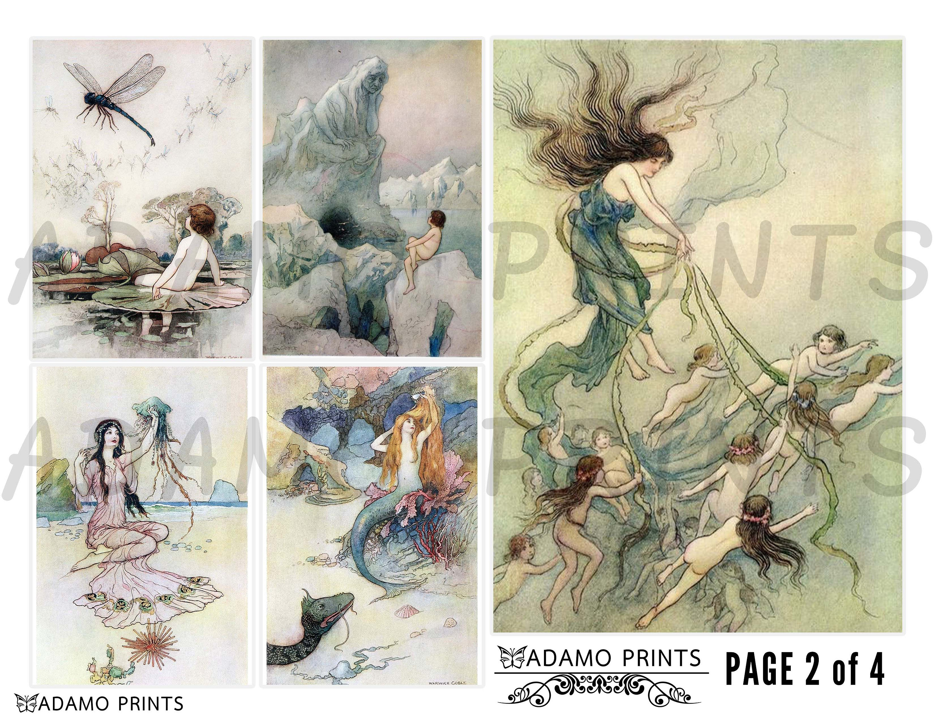 The Book of Fairy by Warwick Goble Fairy Tales Magic - Etsy
