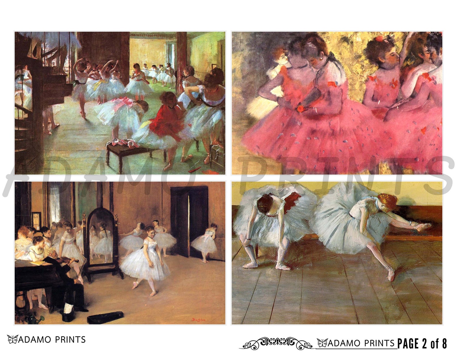 Ballerina Dance Classic Ephemera Digital Ephemera Printable - Etsy