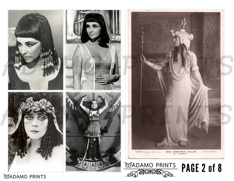 Cleopatra, Vintage Art, Digital Images, Digital Collage, Ephemera ...