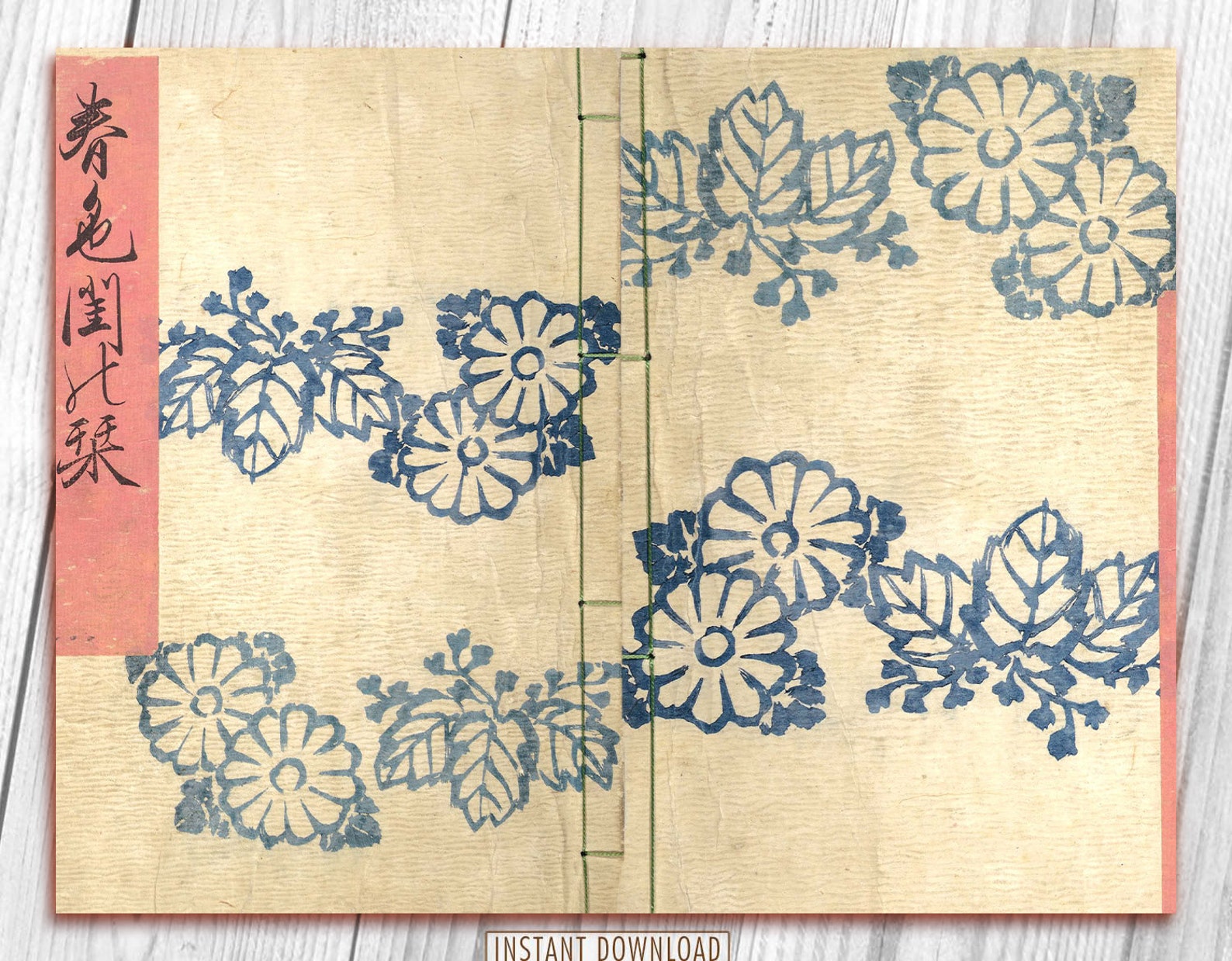 Japanese Cover Book Vintage Book Cover Paper Cover Ephemera - Etsy