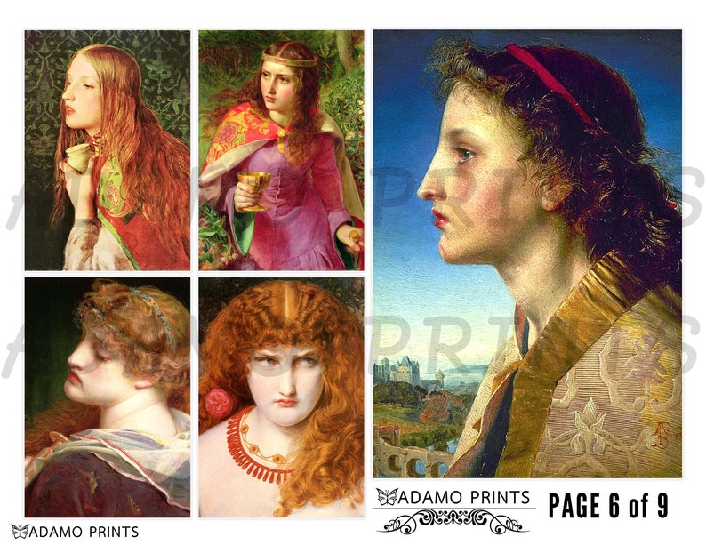 Mythical Legend Digital Images Fable Victorian Art Vintage - Etsy