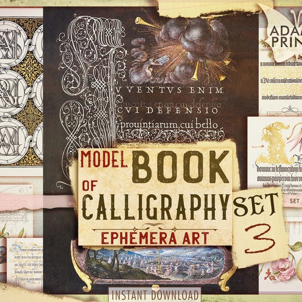 Calligraphy Book - Etsy