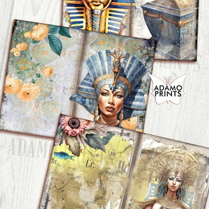 Ancient Egypt Junk Journal Kit, Journal Page, Collage Sheets, Ephemera ...