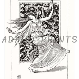 Let's Dance, Women Digital, Vintage Art, Digital Collage, Ephemera ...