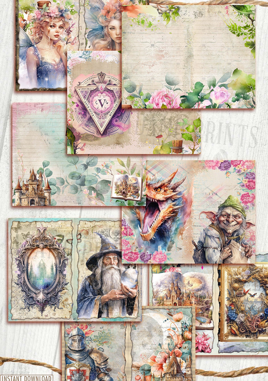 Fairy Botanical World Journal Pages, Princess, Wizard, Magic, Flower ...