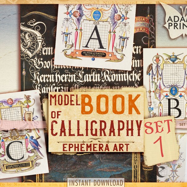 Calligraphy Book - Etsy