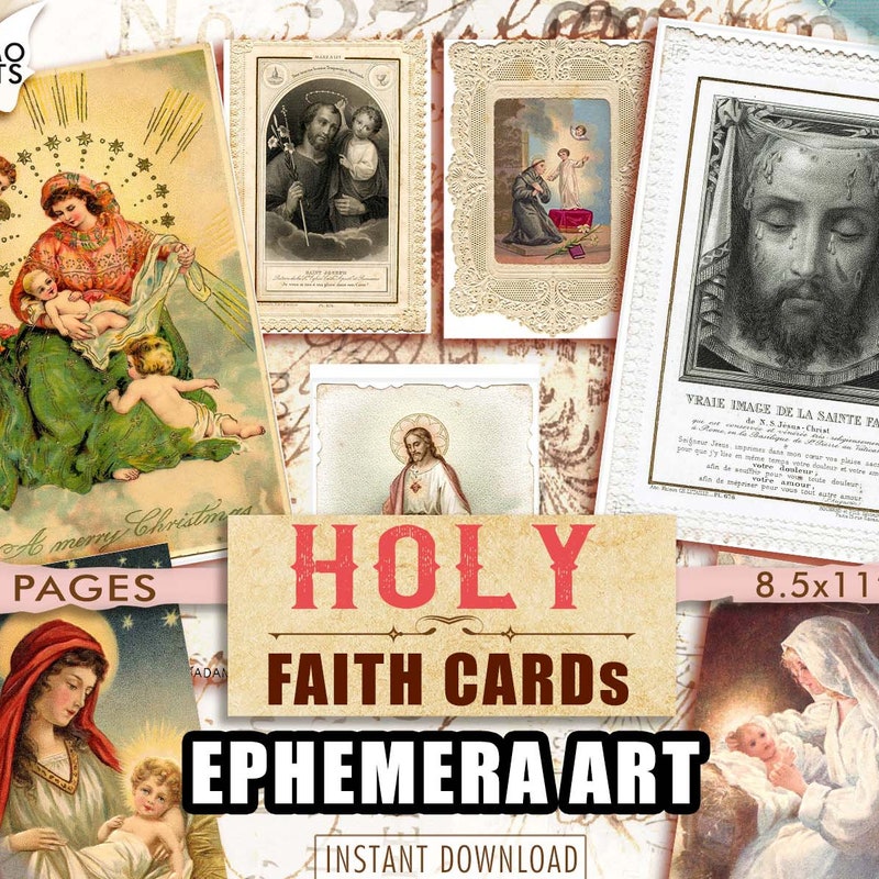 Classic Catholic Holy Cards - Etsy
