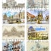 The World History, Travel, Digital Images, Collage Sheets, Postcard ...