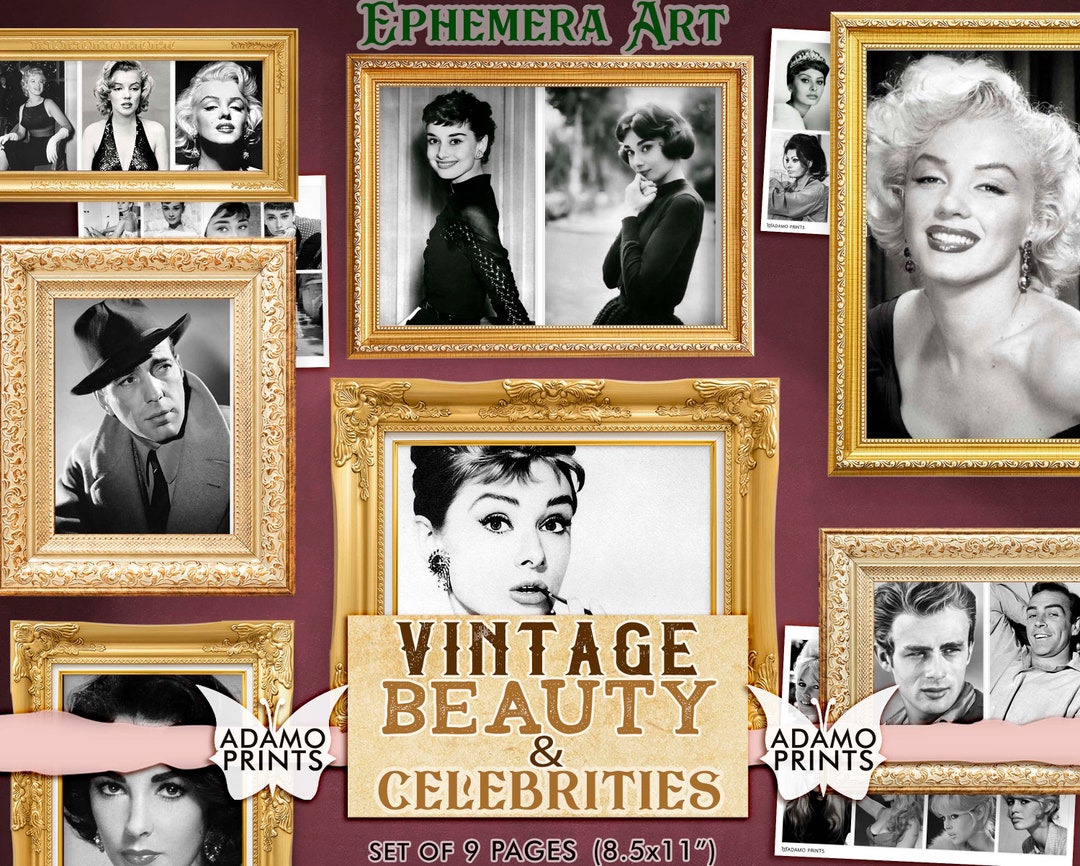 Vintage Beauty & Celebrities, Photo Digital, Vintage Art, ATC, Digital ...