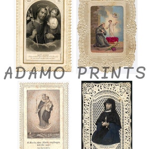 Holy Faith Cards, Prayer Card Digital, Ephemera Classics, Digital ...