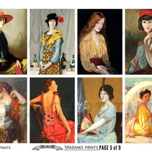 Pretty Women, Victorian Woman, Ephemera Classics, Journal Kit, Digital ...