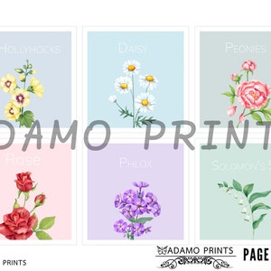 Shabby Chic Flower Journal Card, Vintage Flower, Ephemera Classic ...