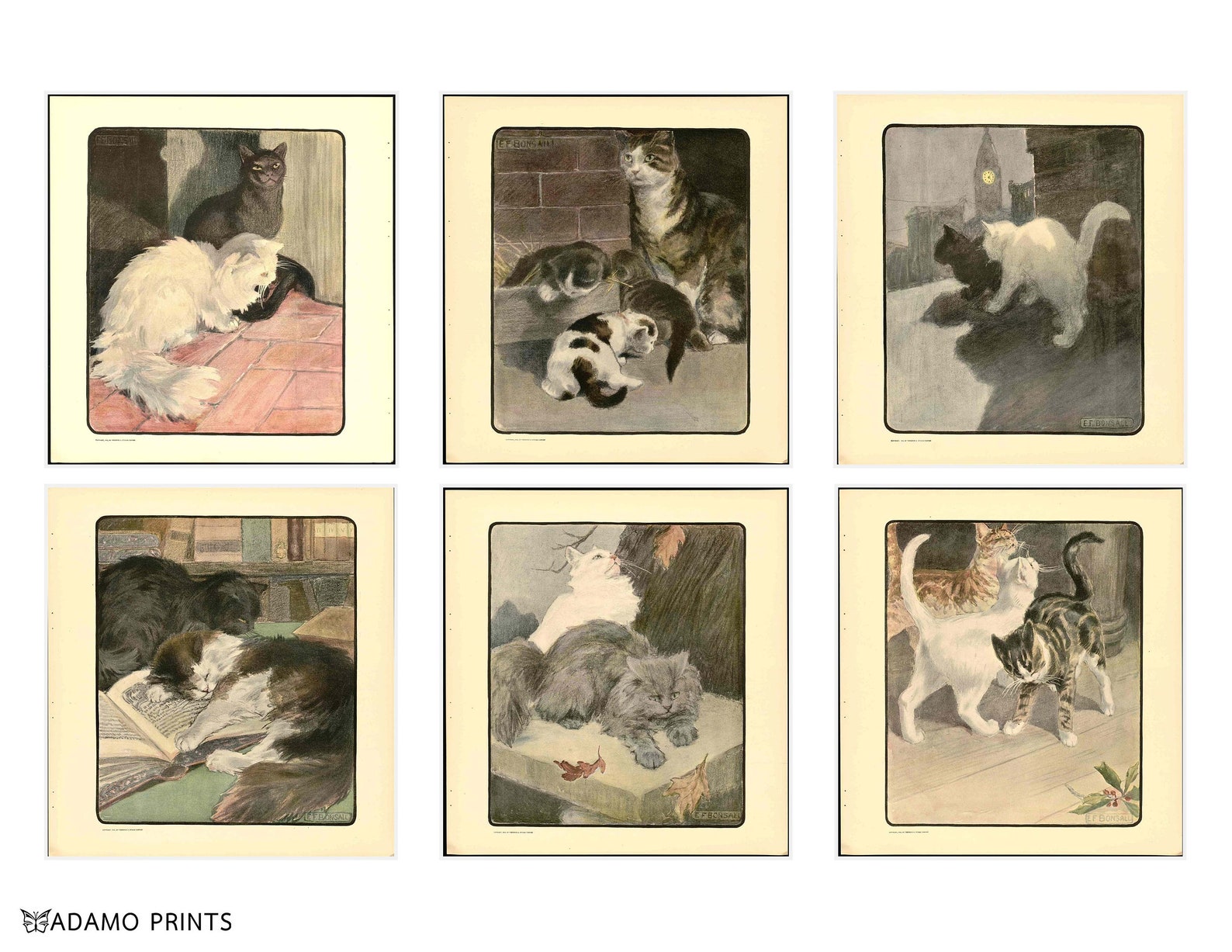 The Book of the Cat Book Page Children Book Digital - Etsy