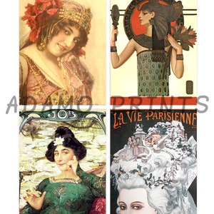 Timeless Beauty Set2, Photos, Victorian Women, Ephemera Classics, Junk ...