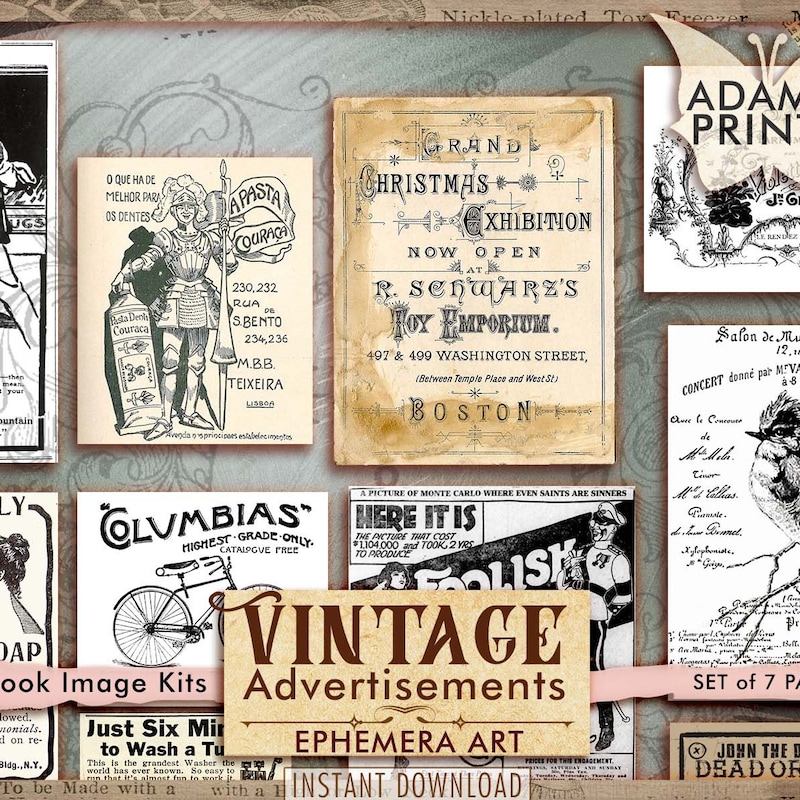 Advertising Ephemera - Etsy